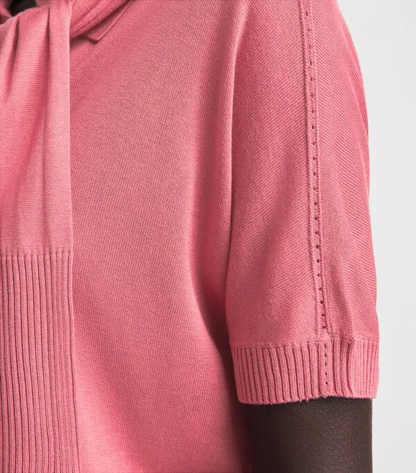 JOSEPH Superfine Silk Niata Polo Shirt