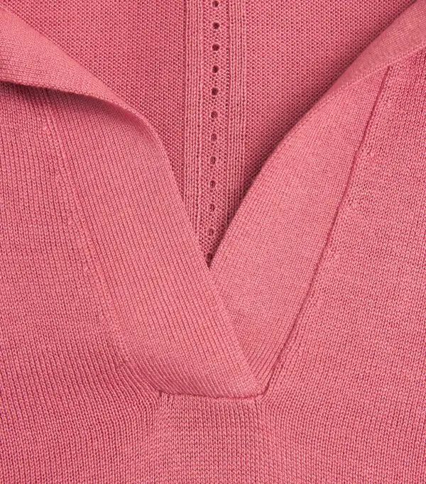 JOSEPH Superfine Silk Niata Polo Shirt