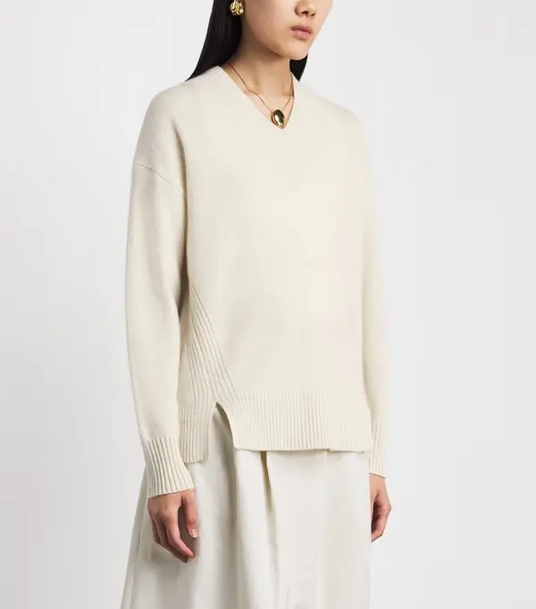 JOSEPH Cashmere V-neck Zinnia Sweater