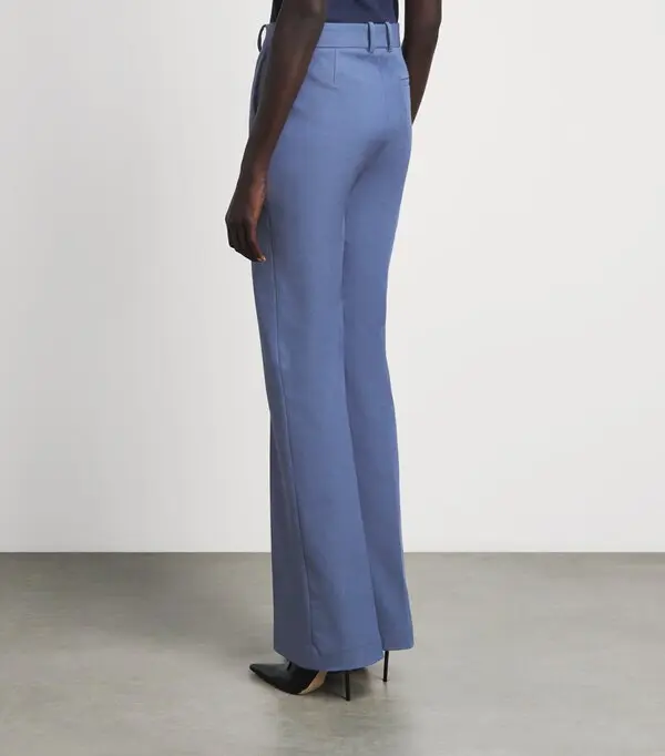 JOSEPH Stretch-gabardine Tafira Flared Trousers