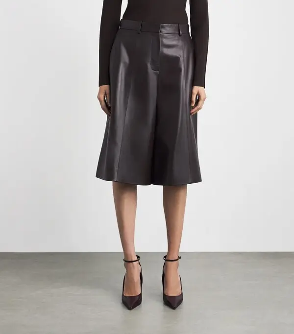 JOSEPH Nappa Lambskin Asia Shorts