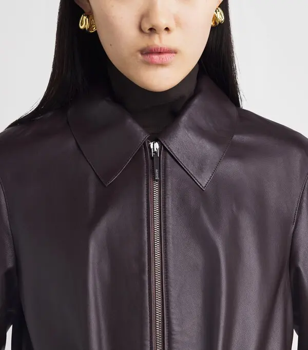 JOSEPH Nappa Lambskin Tullia Jacket
