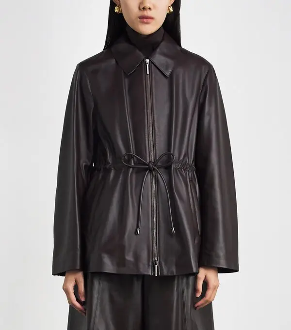 JOSEPH Nappa Lambskin Tullia Jacket