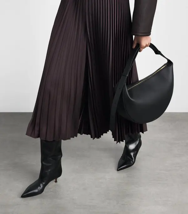 JOSEPH Knit Weave Plissé Ella Culottes