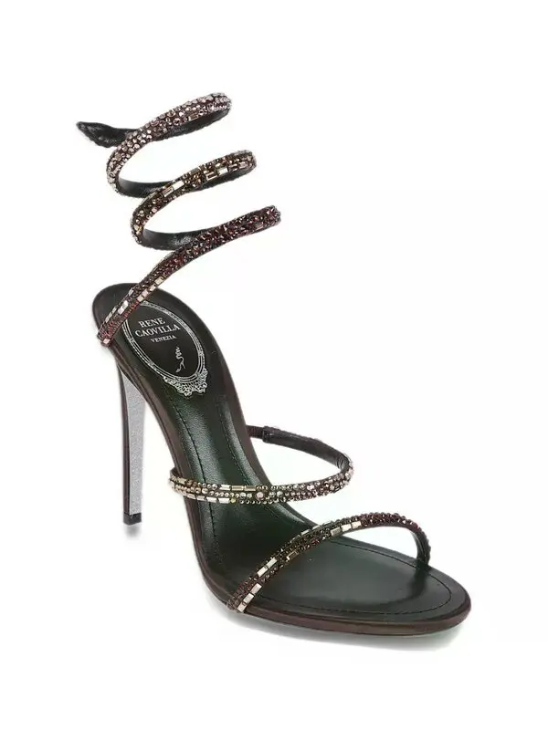 Rene Caovilla Cleo Crystal-embellished Sandals