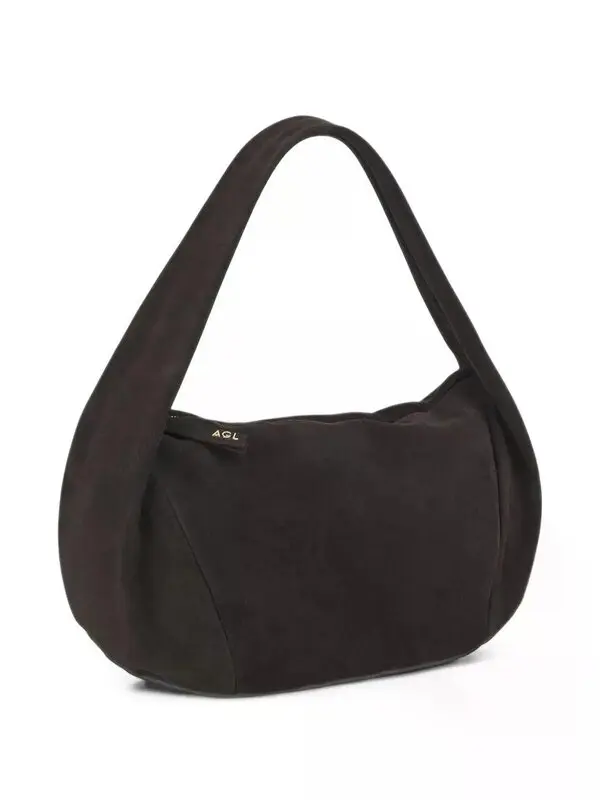 Agl Softy Suede Shoulder Bag - Brown