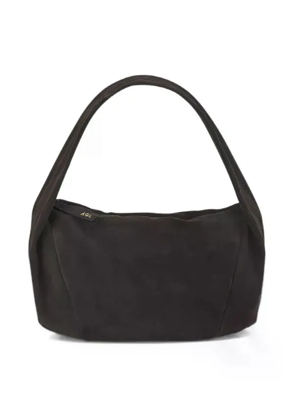 Agl Softy Suede Shoulder Bag - Brown