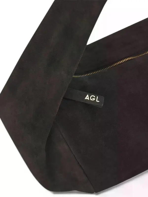 Agl Softy Suede Shoulder Bag