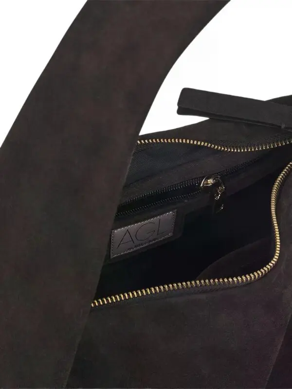 Agl Softy Suede Shoulder Bag