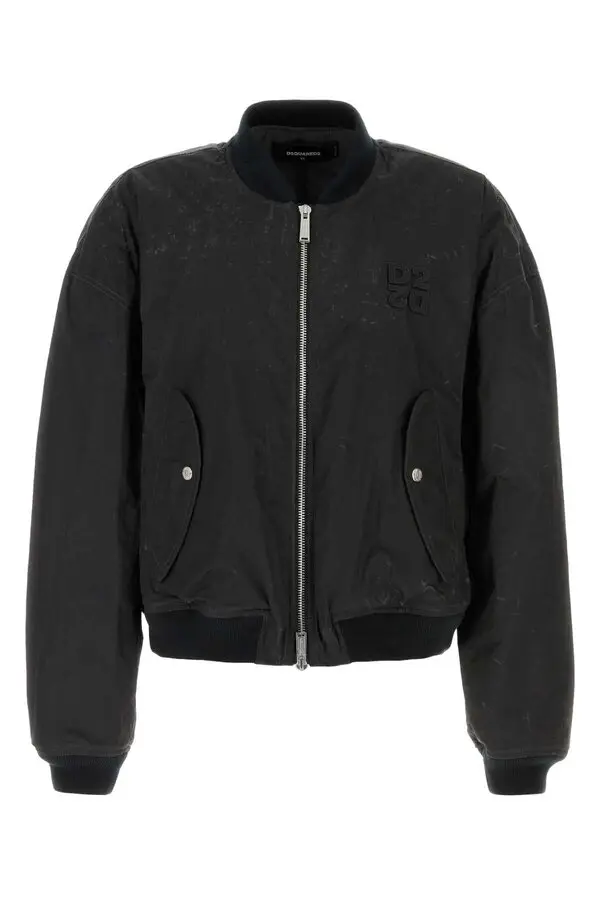 Dsquared2 Cotton Bomber Jacket For
