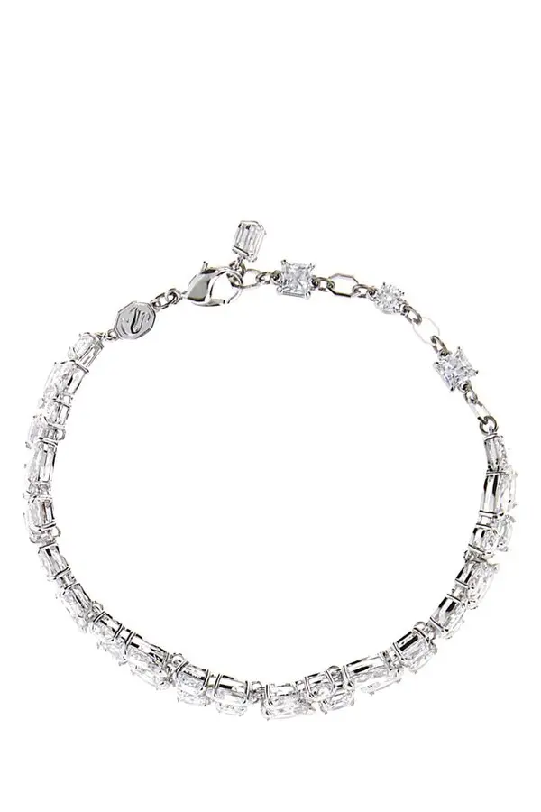 SWAROVSKI Mini Embellished Metal Mesmera Bracelet For - Silver