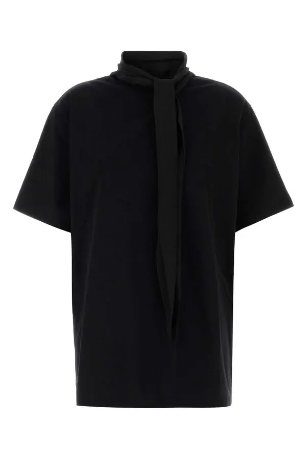Carven Cotton Oversize T-shirt For - Black
