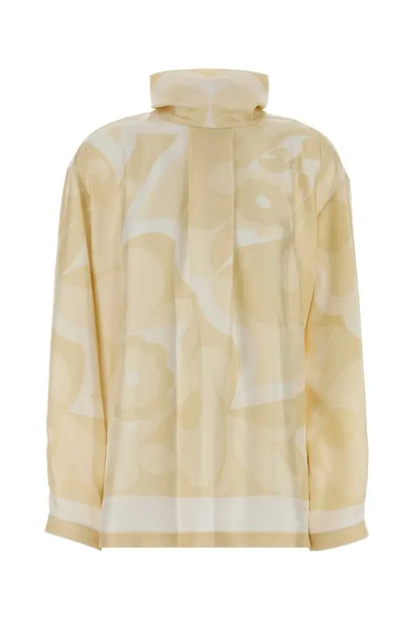 Carven Silk Blouse - Printed