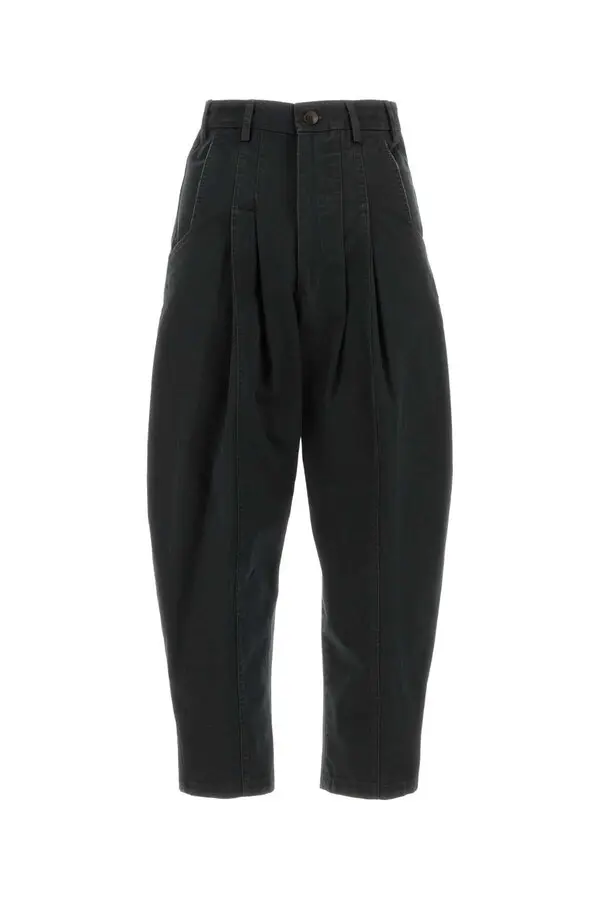PT TORINO Graphite Denim Wide-leg Jeans