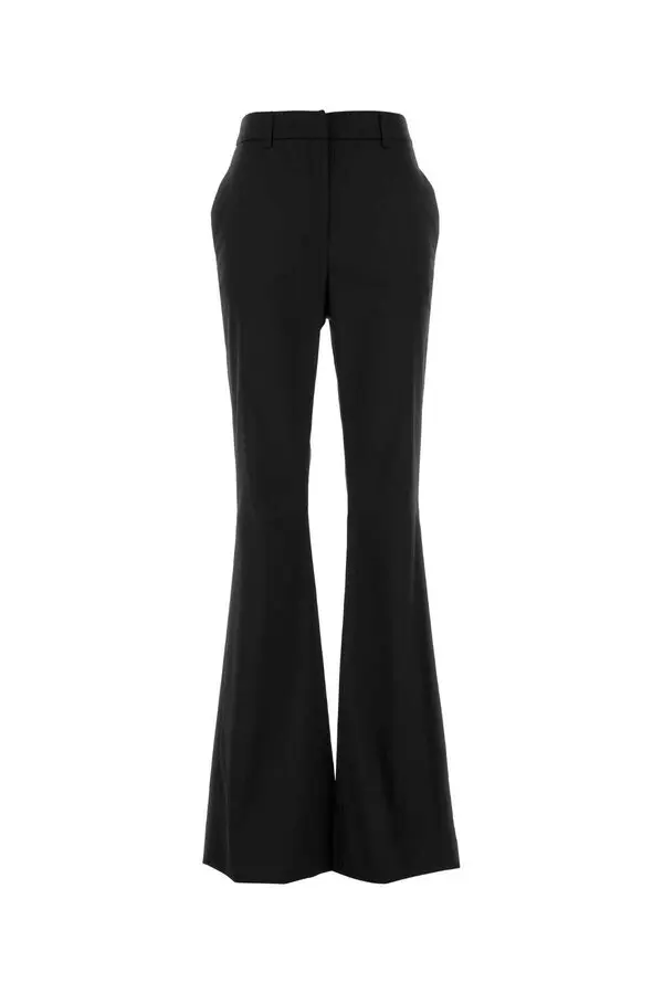 PT TORINO Stretch Wool-blend Slim Trouser Pant - Black