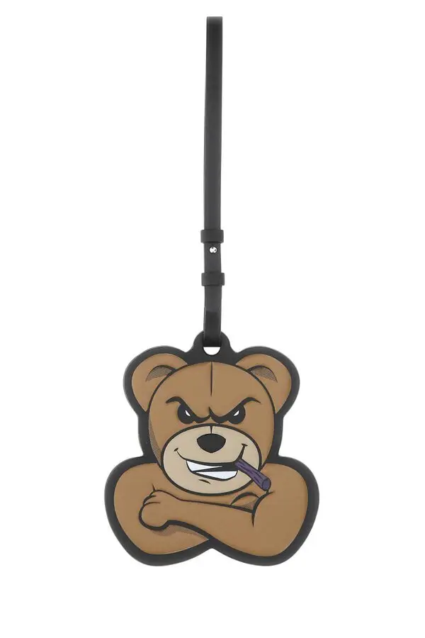 Moncler Mini Leather Key Ring Charm Handbag Accessory - Printed