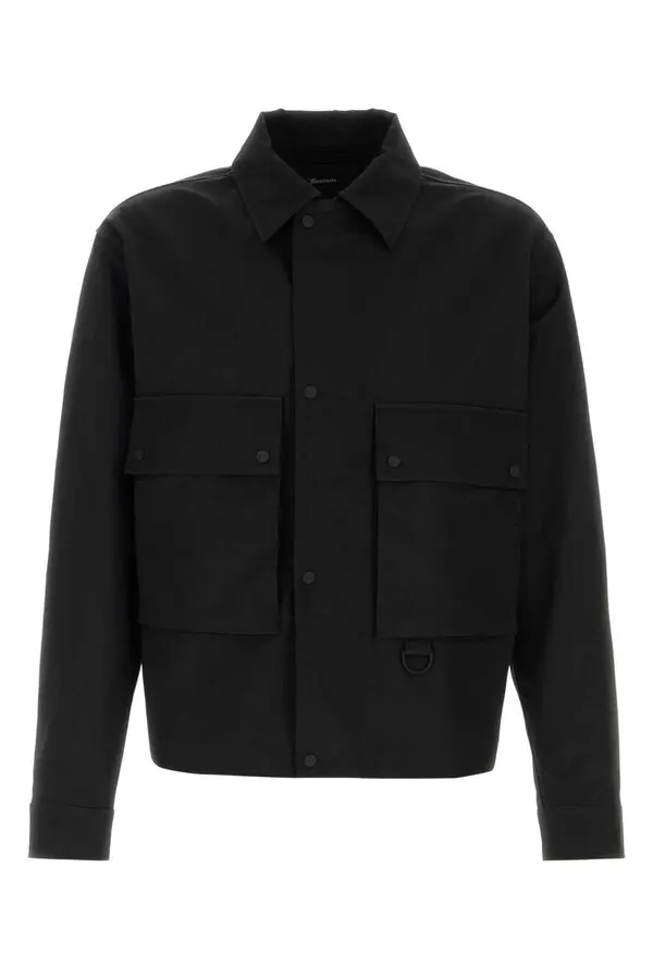 Herno Laminated Cotton-blend Mini Jacket For