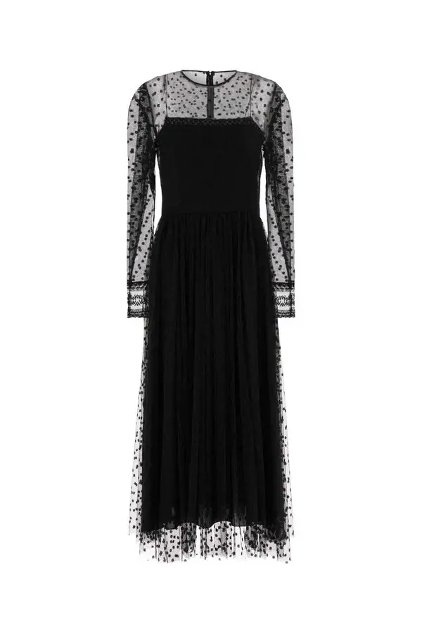 Alberta Ferretti Tulle Mini Dress