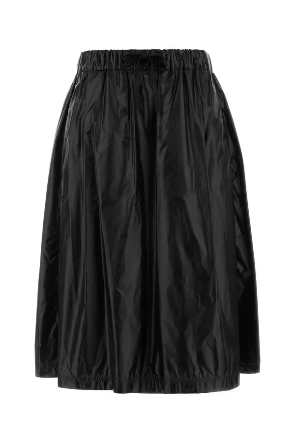 Herno Laminated Nylon Mini Skirt