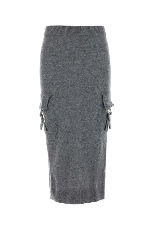 Blumarine Wool Mini Skirt