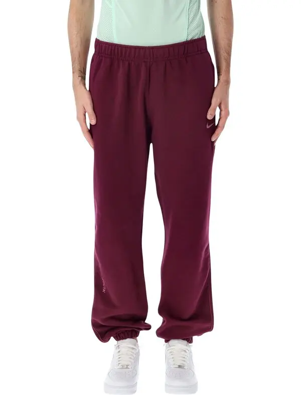 Nike Nocta Cs Fleece Sweatpants With Reflective Zip Pockets - Viola