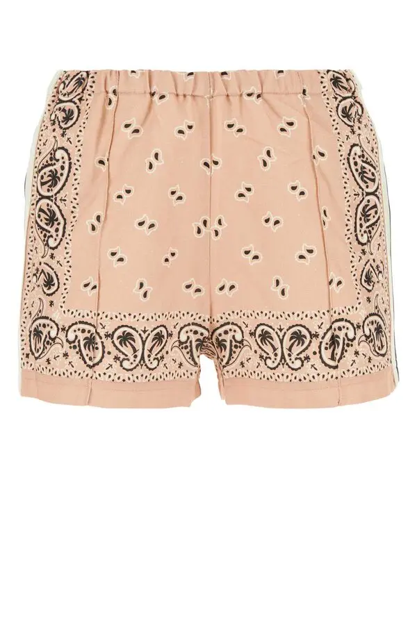 Palm Angels Linen-blend Shorts