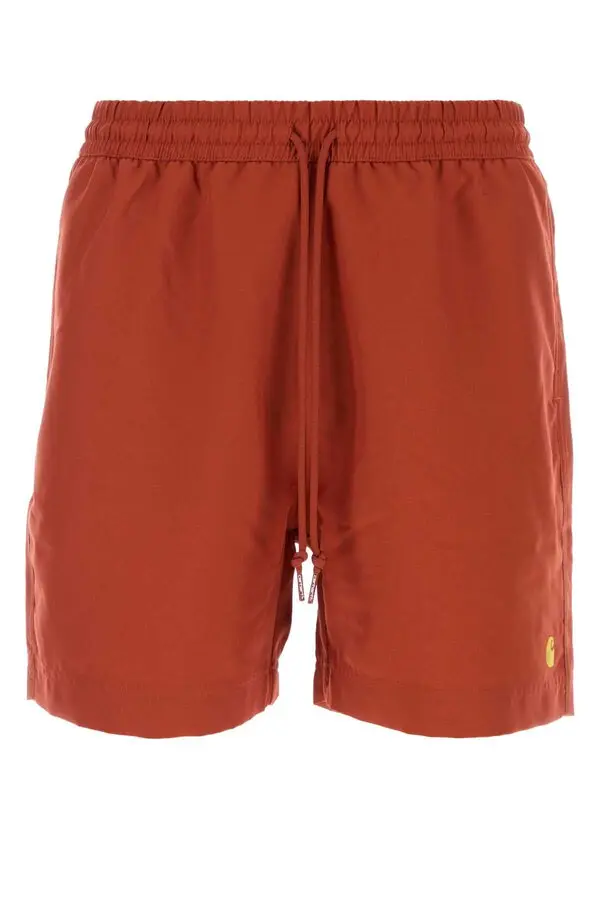 Carhartt Work In Progress Chase Swim Trunks - Red