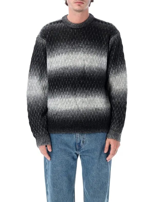 Obey Gradient Knit Crew Neck Sweater