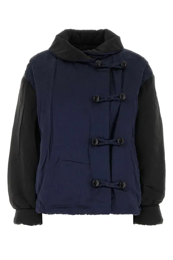 Isabel Marant Étoile Two-tone Silk Reversible Padded Jacket - Multicoloured