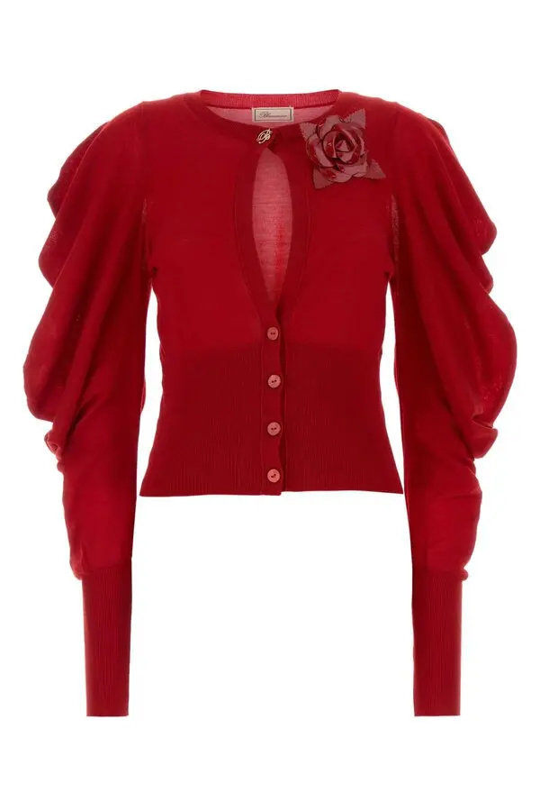 Blumarine Elegant Cardigan - Red