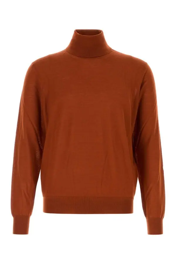 Saint Laurent Wool Sweater For - Orange