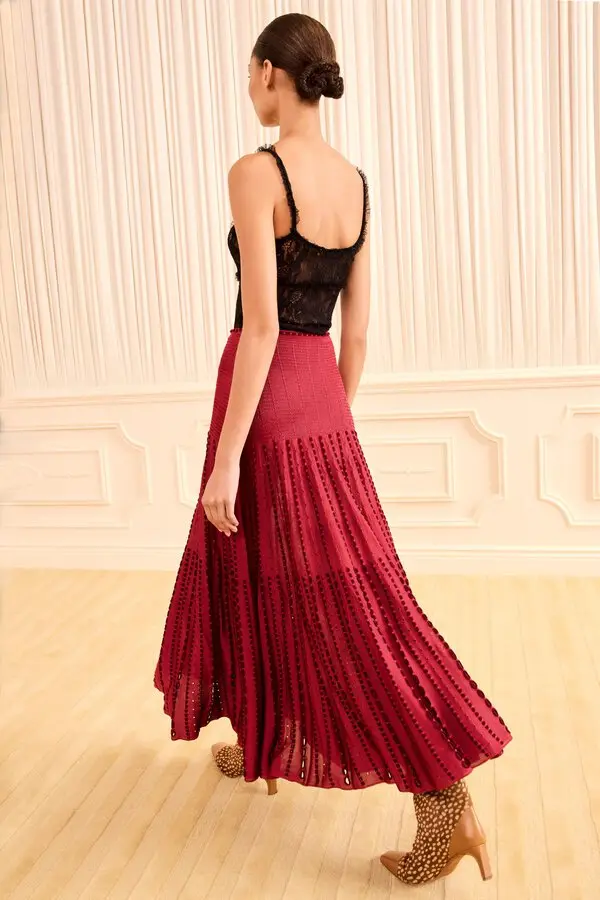 Ulla Johnson Lilah Midi Knit Skirt