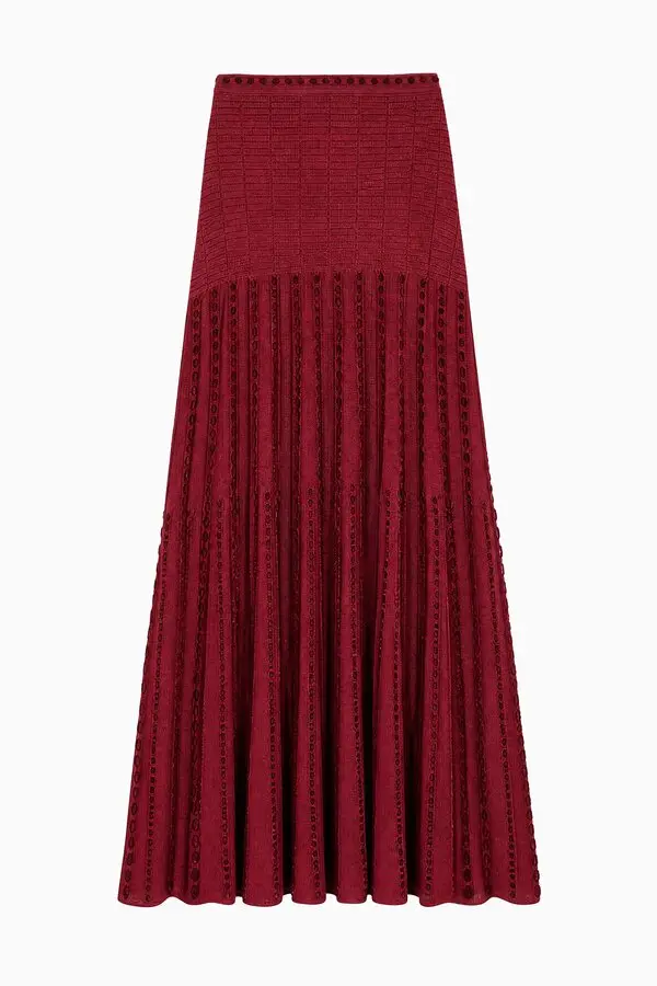 Ulla Johnson Lilah Midi Knit Skirt