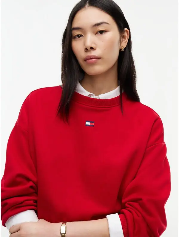 Tommy Hilfiger Boxy Fit Brushed-back Sweatshirt