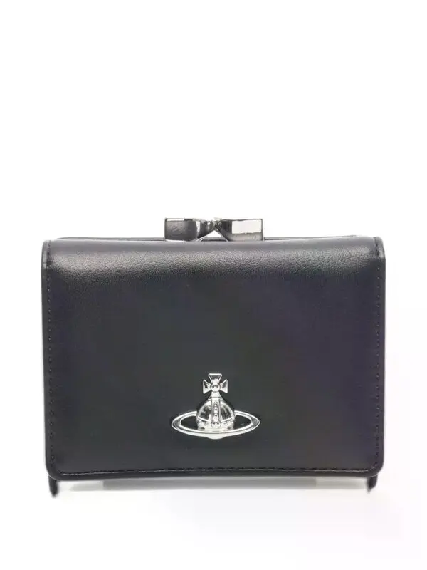 VIVIENNE WESTWOOD 2020s Small Orb-plaque Trifold Wallet