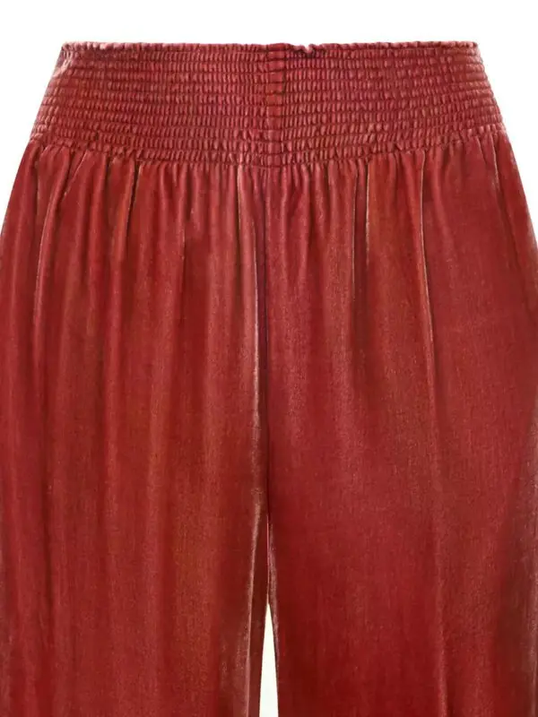 Malìparmi Velvet Straight-leg Trousers