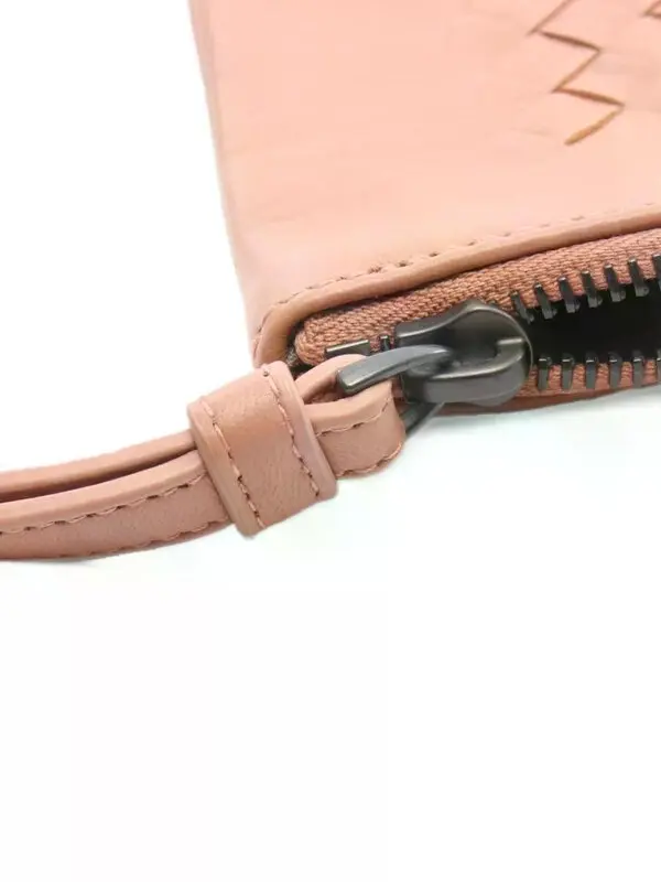 Bottega Veneta 2010s Intrecciato Leather Clutch Bag