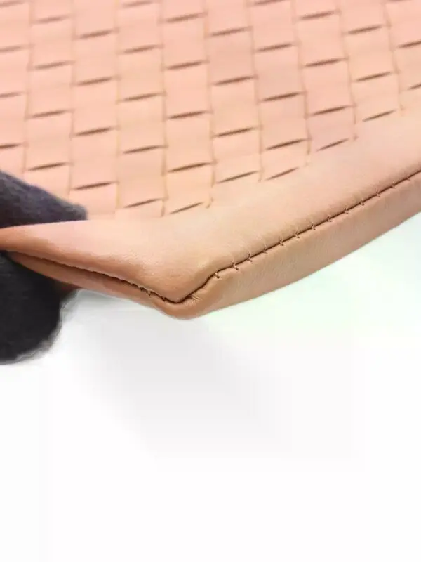 Bottega Veneta 2010s Intrecciato Leather Clutch Bag
