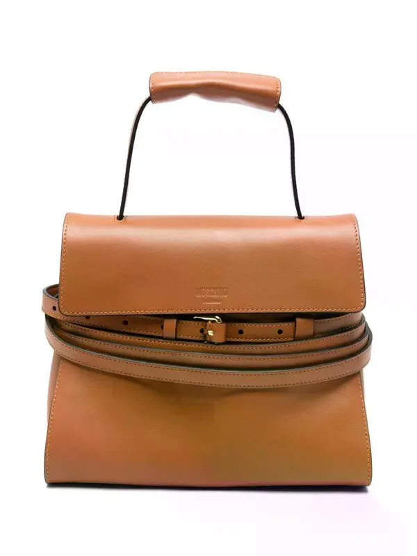 Moschino Belt-detail Tote Bag - Brown