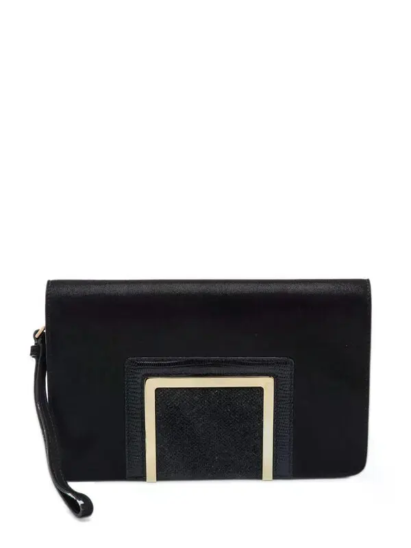 JIMMY CHOO Lizard-effect Clutch Bag