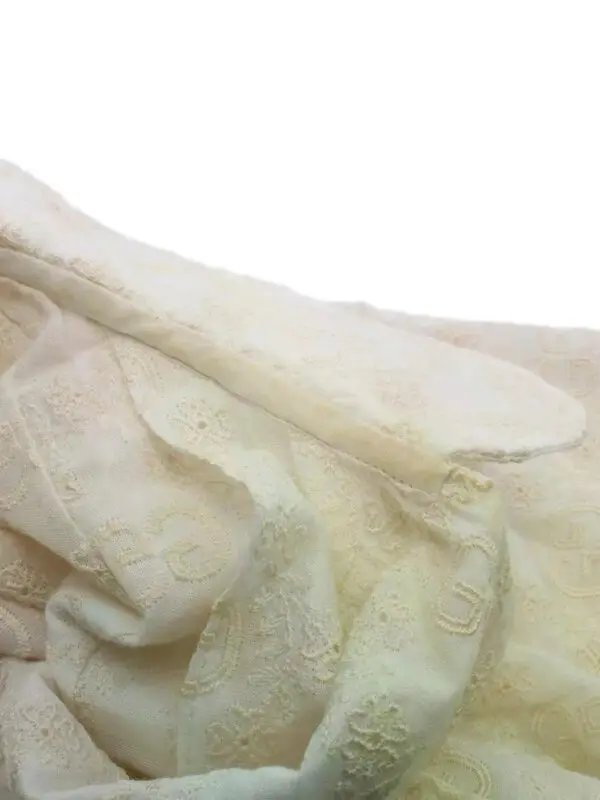 Gucci 2000s Gg Floral-embroidered Blouse