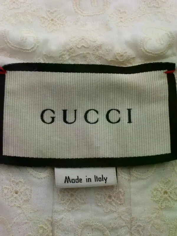 Gucci 2000s Gg Floral-embroidered Blouse