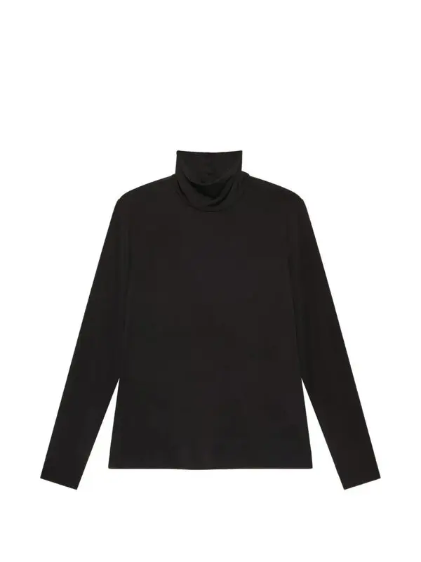 Malìparmi Turtleneck Long-sleeve T-shirt - Black