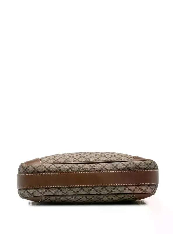 Gucci 2000-2015 Diamante Coated Canvas Zip Crossbody Bag