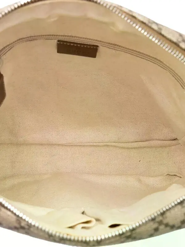 Gucci 2000-2015 Diamante Coated Canvas Zip Crossbody Bag