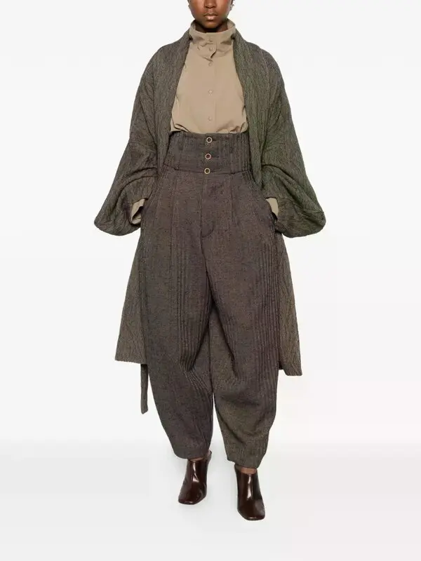 UMA WANG High-waisted Pleated Trousers