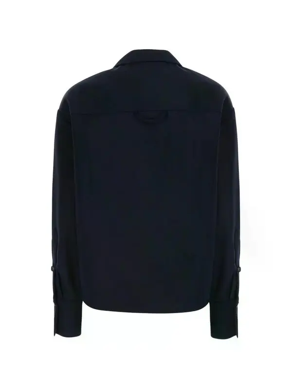 TELA Britt Flap-pocket Shirt - Blue