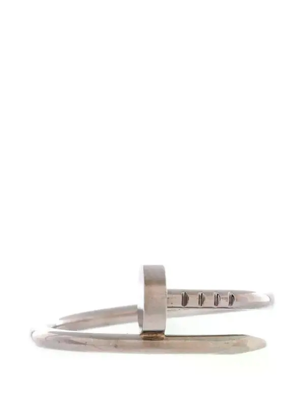 Cartier Juste Un Clou 18k White Gold Small Ring - Silver