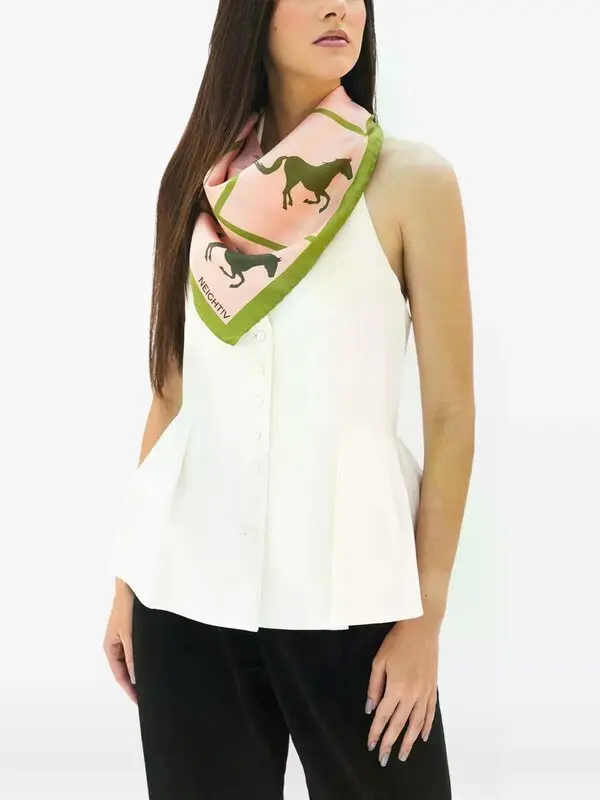 NEIGHTIV Galloping Hoofbeats Silk Scarf