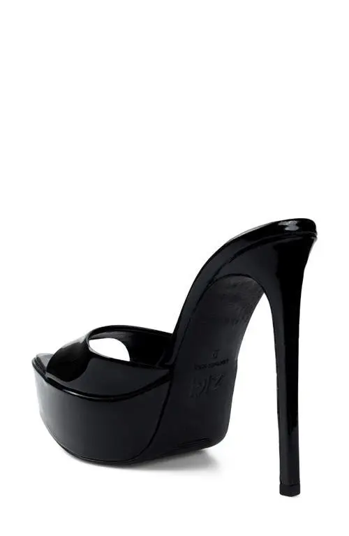 ZIGI Lizzey Platform Slide Sandal - Blklt